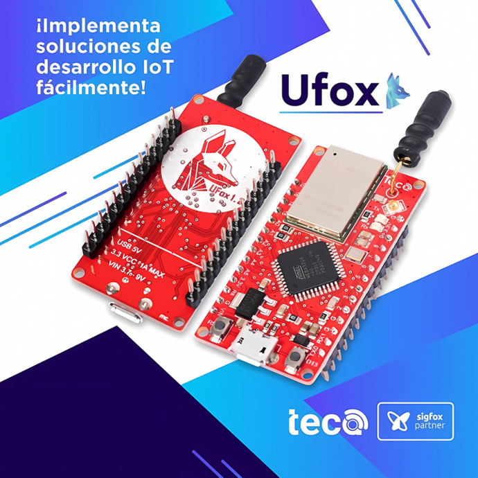 ¡Nuevo! DEVKIT UFOX V1.2 (Sigfox+Arduino) | Teca | Soluciones IoT